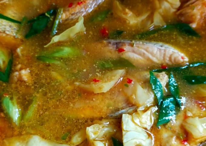 Resep Kakap putih kuah kuning. oleh Rizki Cahyaa - Cookpad