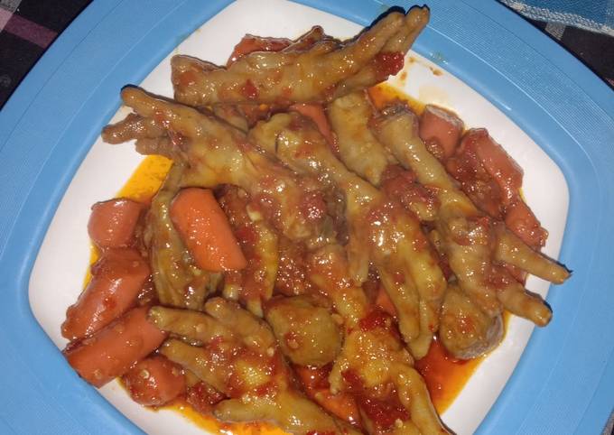 Resep Ceker mercon oleh Husnul Khotimah - Cookpad