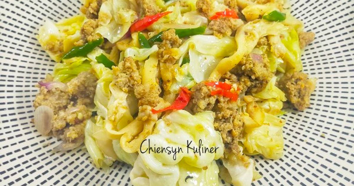 Resep Tumis Jamur Kubis Oncom oleh Chiensyn Kuliner - Cookpad