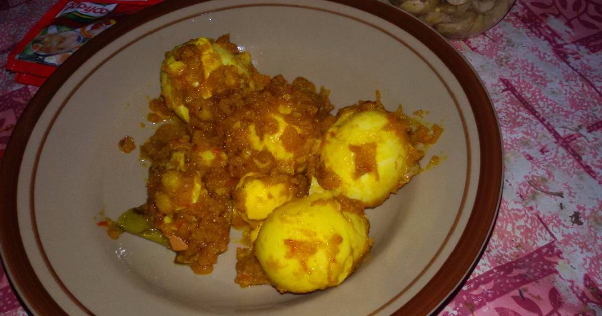 Resep Telur bumbu kuning oleh Ghandys kitchen - Cookpad