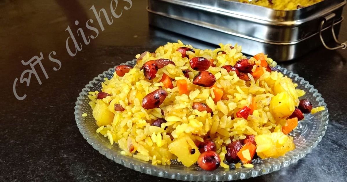 Poulami Sen দ্বারা চিড়ের পোলাও (Chirer Polau Recipe In Bengali) রেসিপি ...