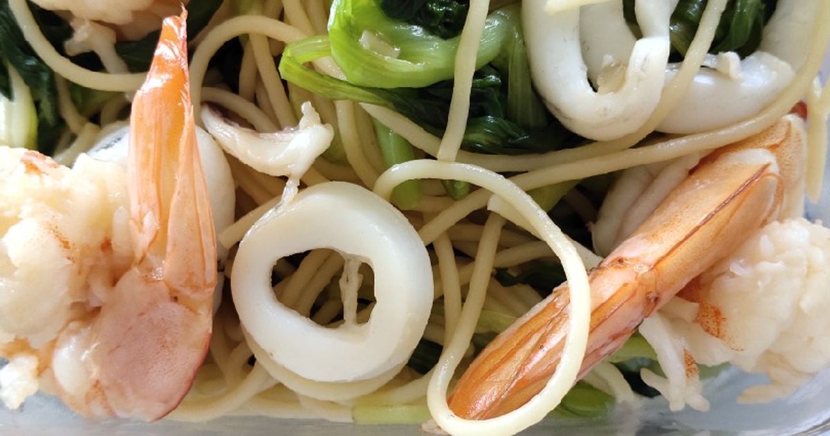 Seafood Spag Recipe By Meme