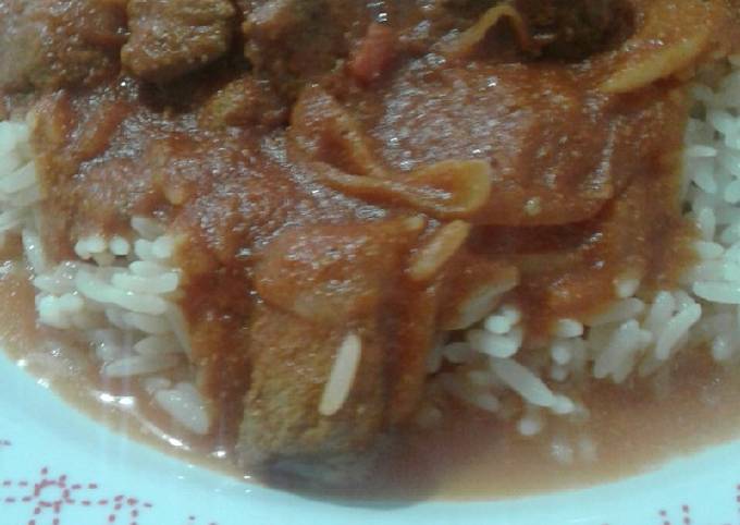 Hígado en salsa roja Receta de lucia kessler- Cookpad