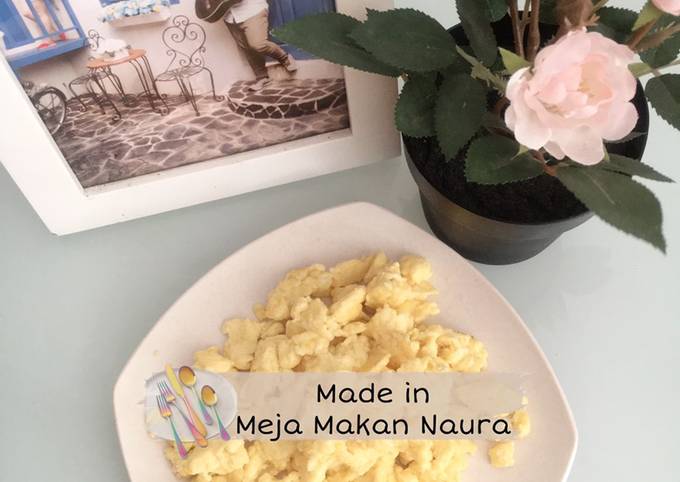 Resep Scramble Egg (telor Mc’d) oleh niesia wijaya - Cookpad