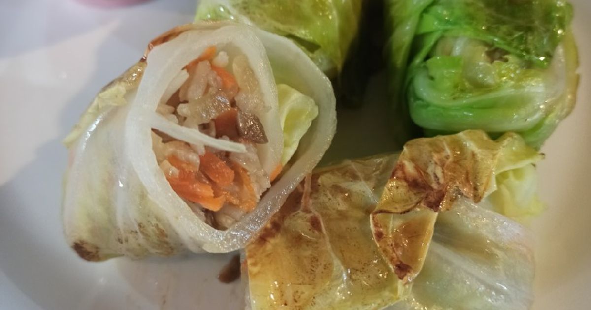 Rollos De Repollo, Estilo Oriental Receta de Julieta Luján- Cookpad