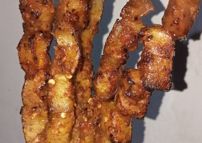 Resep Sate aci sambal kacang mantap oleh Eka Sari PurbaningTyas - Cookpad