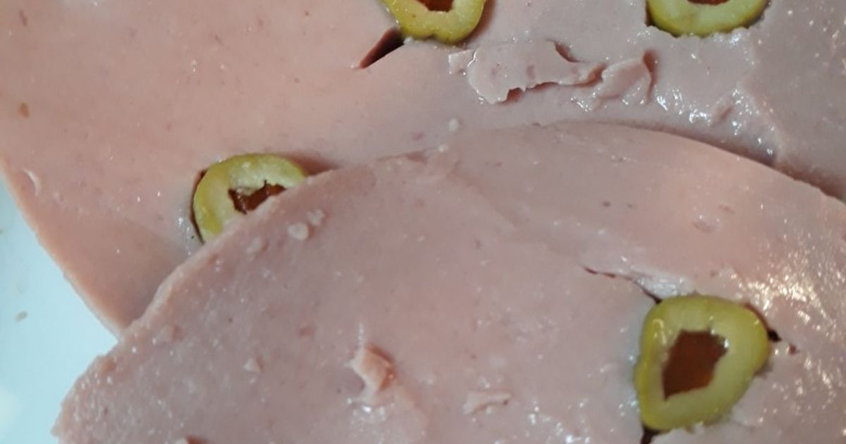 Olive Loaf Luncheon Meat Recipe By Skunkmonkey101