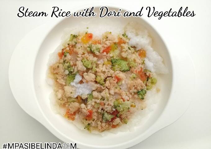 Resep MPASI 10M - Nasi Tim Dori Sayuran oleh Theresia Chan - Cookpad