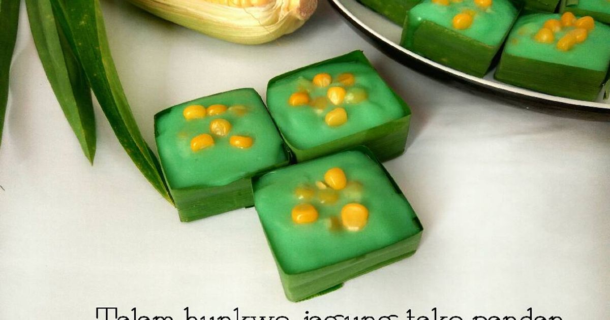 Resep Talam Hunkwe Jagung Tako Pandan oleh aprilia_kitchen - Cookpad
