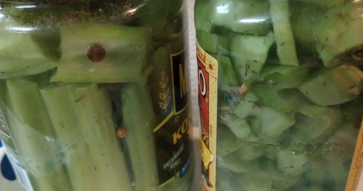 Pickled Mustard Stems And Stalks Recipe by skunkmonkey101