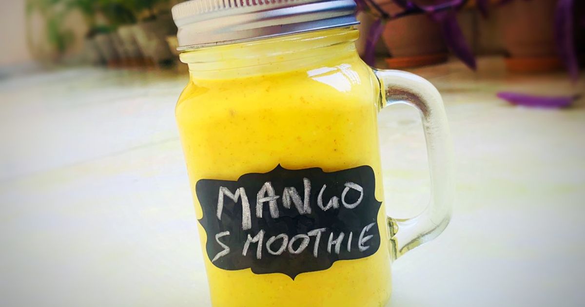 Mango Muesli Smoothie Recipe by Go Boundless with Ayushi - Cookpad
