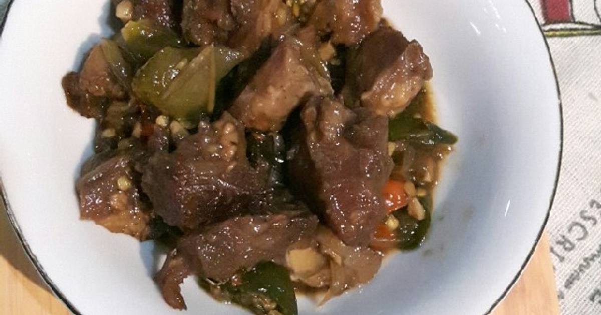 Resep Oseng pipi sapi oleh Tresiani Wati - Cookpad