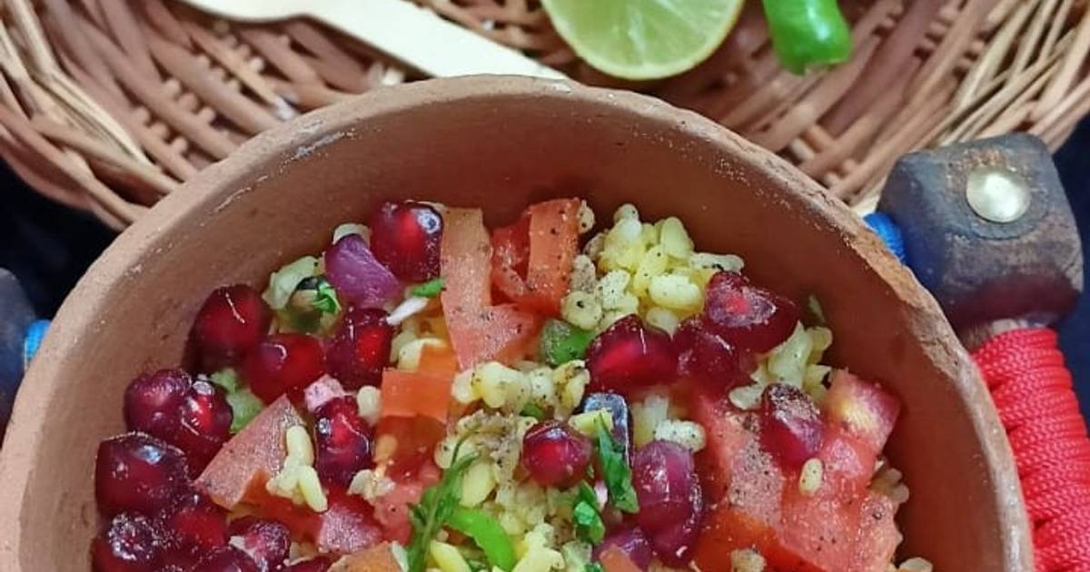 Dry moong dal chat Recipe by Monika gupta - Cookpad