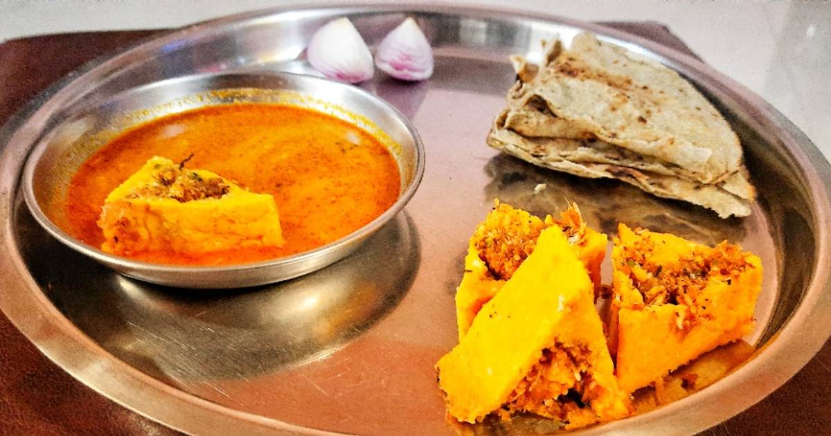 मासवडी (maswadi recipe in marathi) रेसिपी Reshma Sachin Durgude द्वारे ...