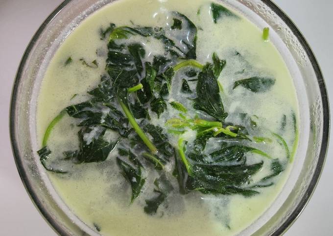 Resep Bobor bayam / bayam santan oleh Maya Pratiwi - Cookpad