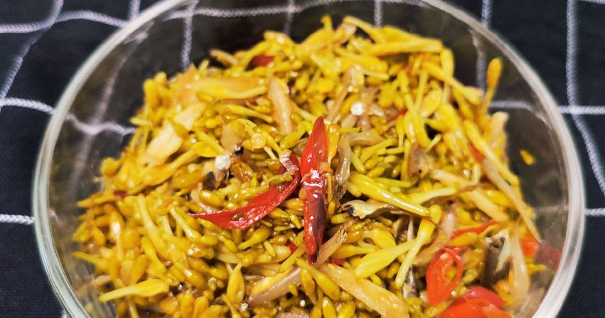 Resep Oseng Bunga Pepaya + Teri oleh Sesilia Ernita Putri Utami - Cookpad