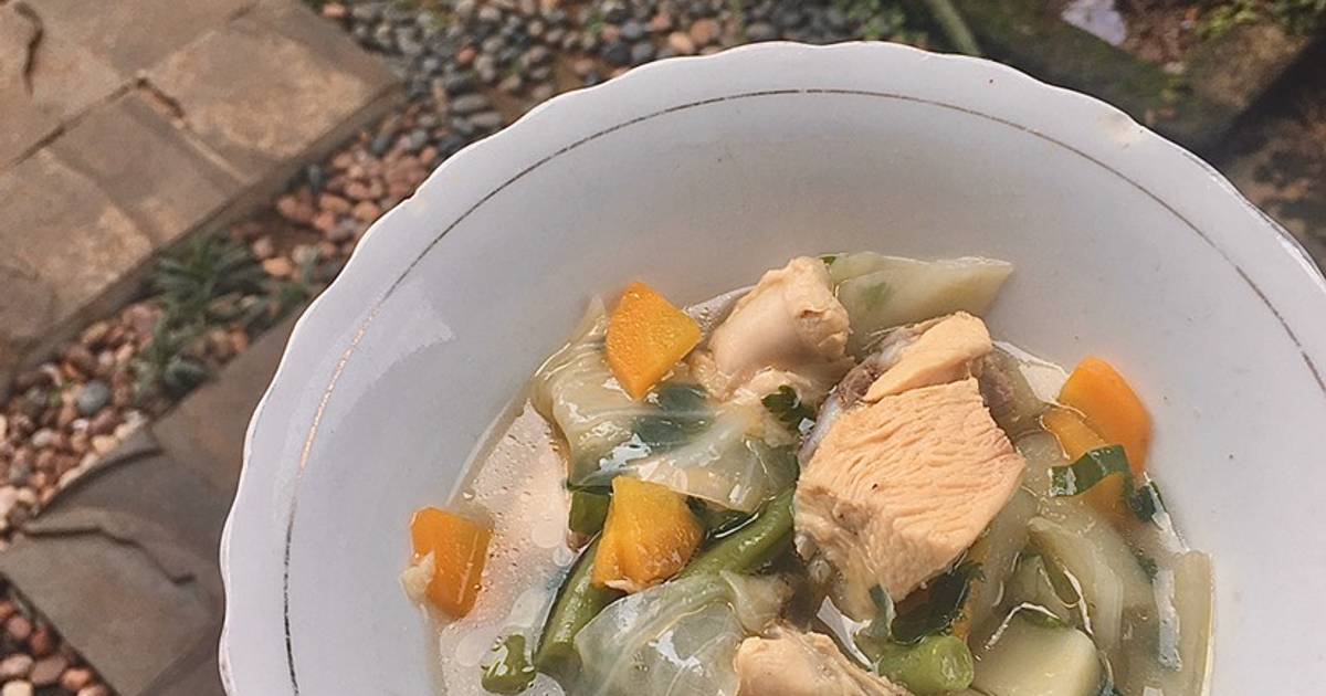 Resep Sup Ayam Bening oleh Salsabila - Cookpad