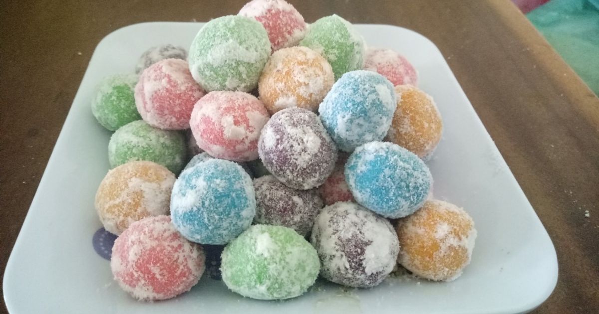 Resep Bola Bola Susu Rainbow oleh Cassalover ( AyuCIMO ) - Cookpad
