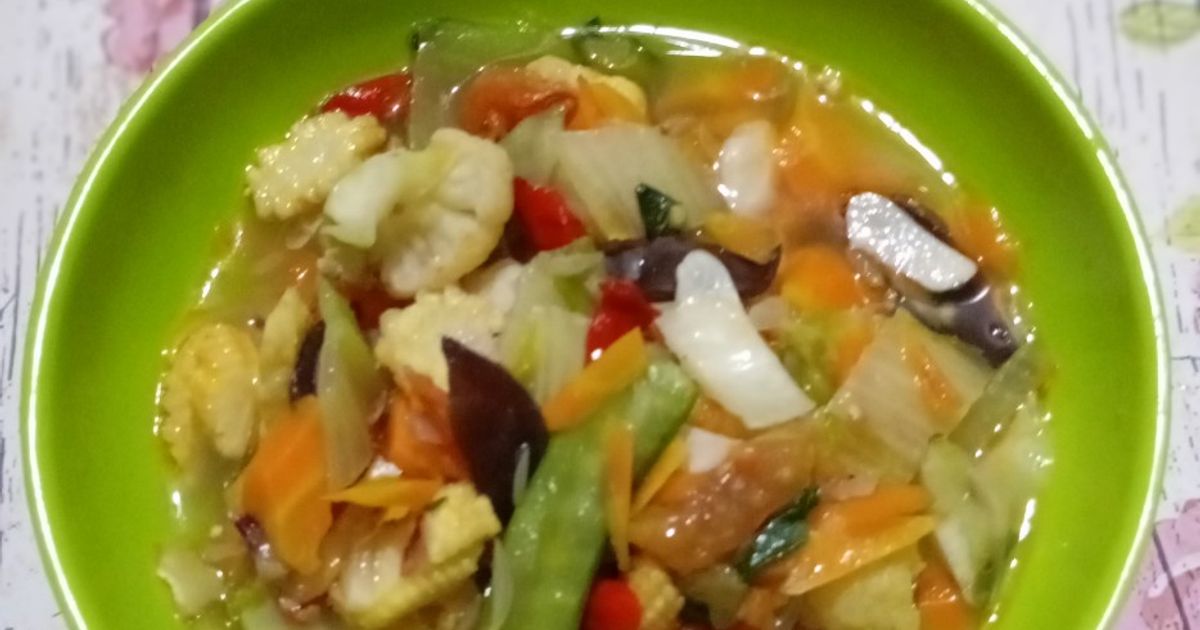 Resep capcay kuah murah rumahan enak dan mudah - Cookpad