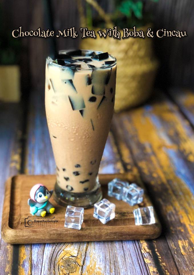 Resipi Chocolate Milk Tea With Boba & Cincau oleh Dapur Yusfarisyia ...