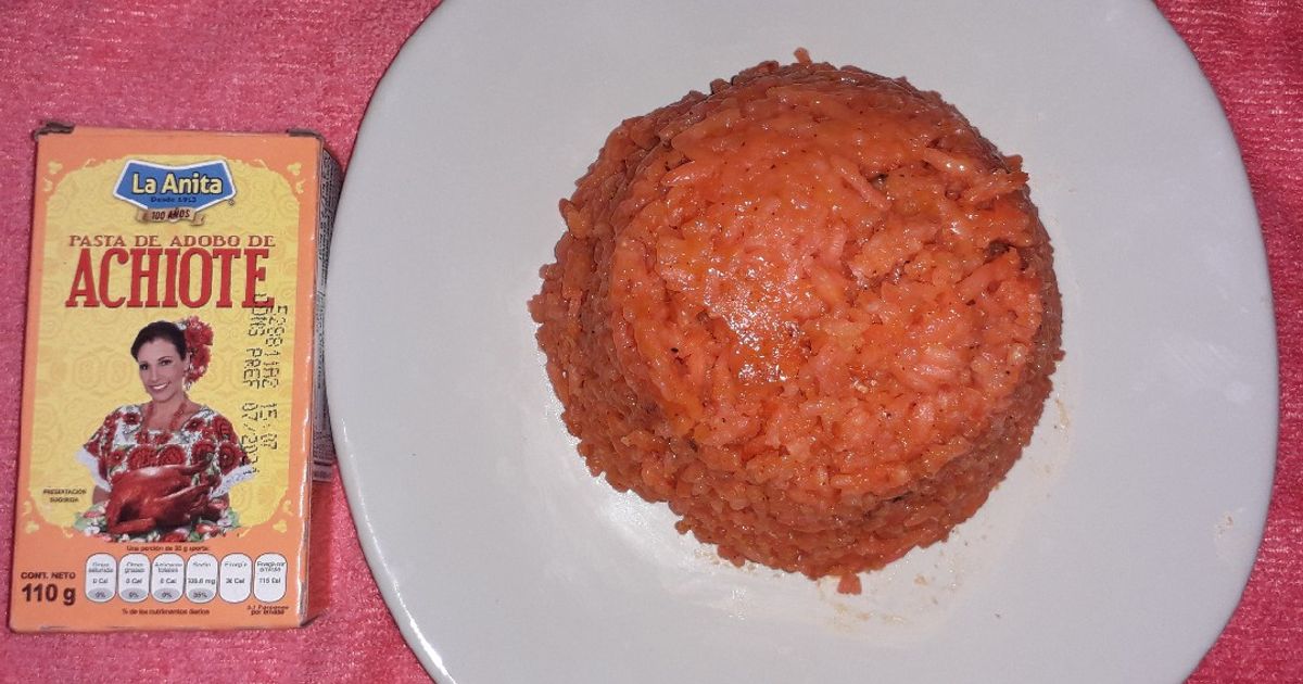 Achiote Red Rice Recipe by Esther Soto