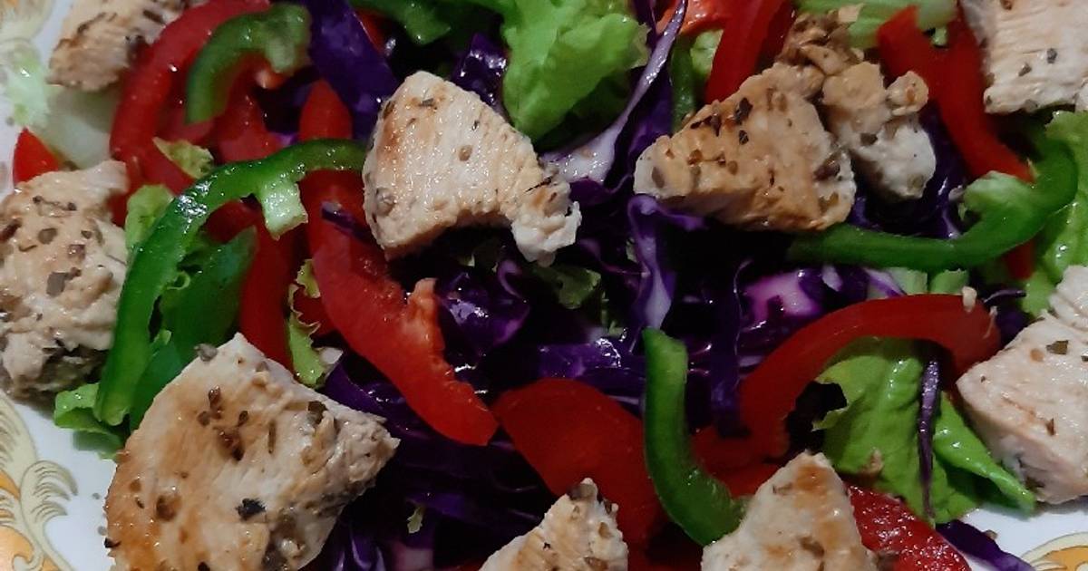 21 resep salad selada keriting dan kol ungu enak dan mudah - Cookpad
