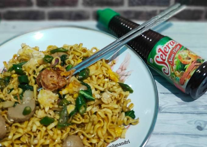 Resep Mie Goreng Sawi oleh wulanandri - Cookpad