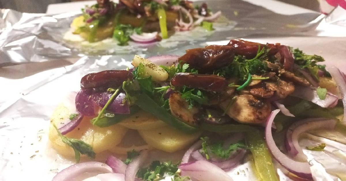 Pescado al papillote Receta de Vicky- Cookpad