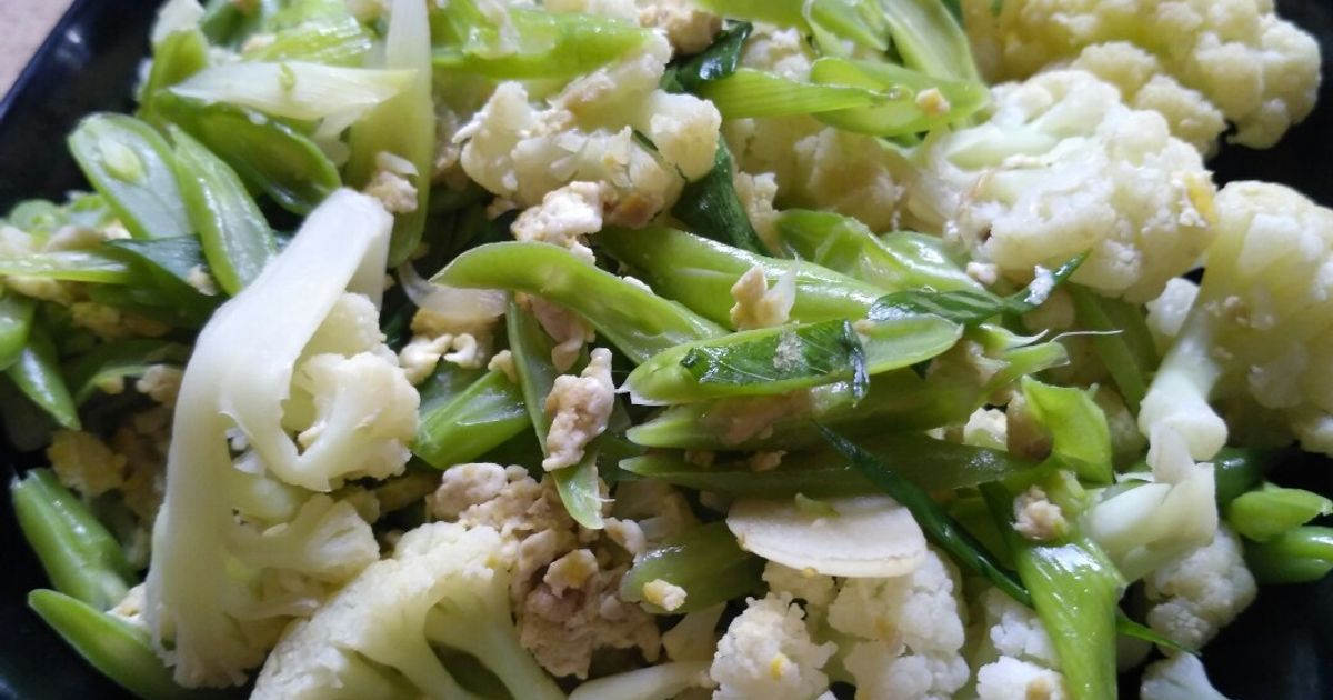 Resep orak arik buncis bunga kol rumahan enak dan mudah - Cookpad