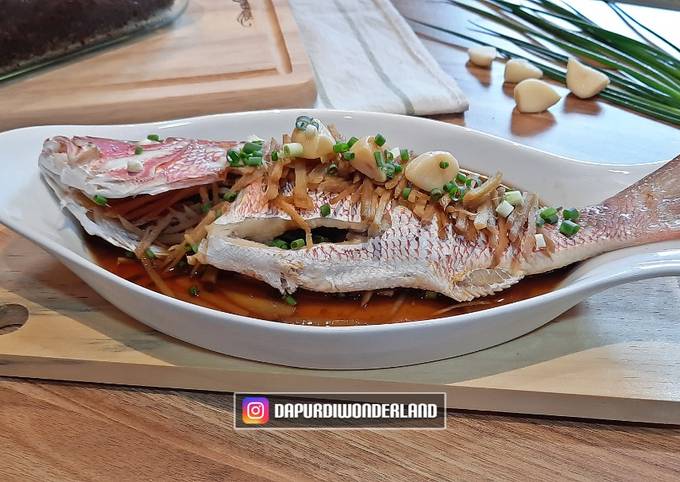 Resep Tim Ikan Kakap Merah oleh Timothy Fox / Home Cooking Wonderland ...