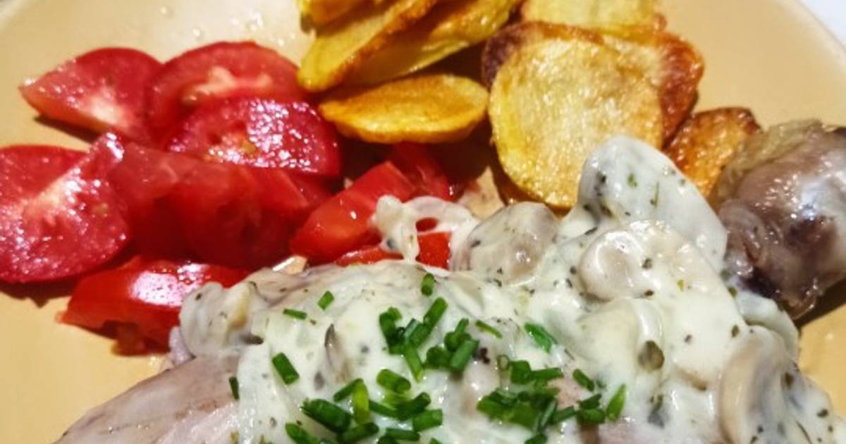 Pollo con hongos - 2.206 recetas caseras- Cookpad