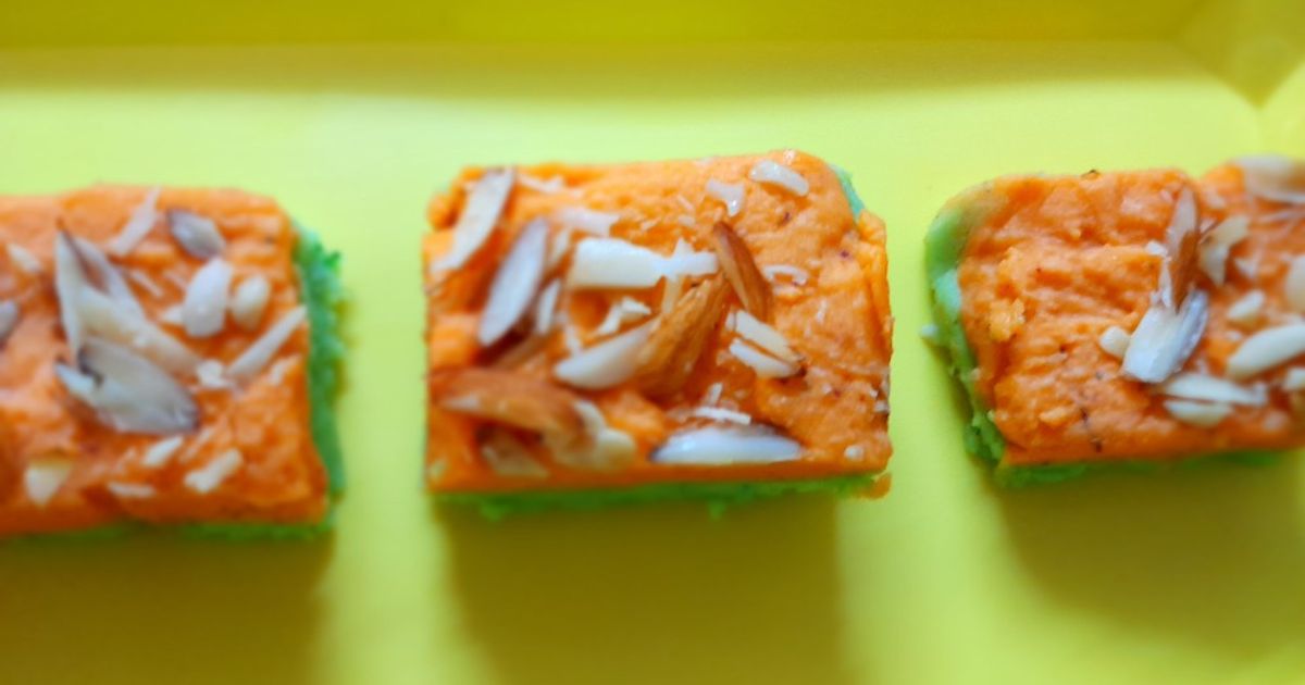 Kesar Pista Barfi Recipe by Falgooni Mangrola - Cookpad