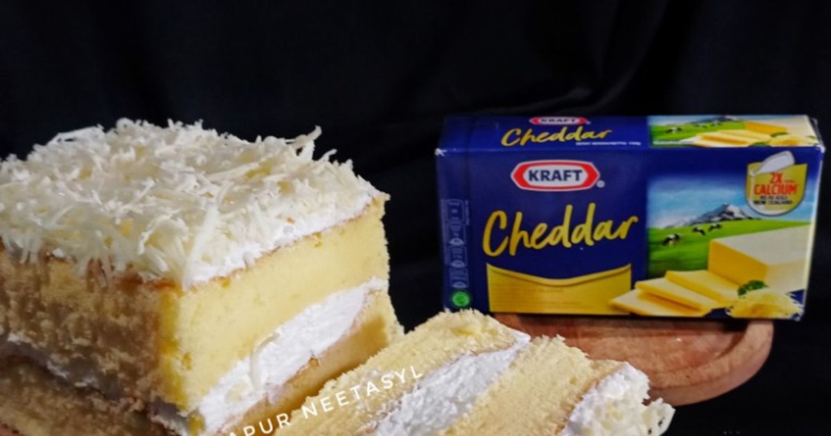 Resep Layer Cheddar Sponge Cake oleh Dapur neetasyl - Cookpad