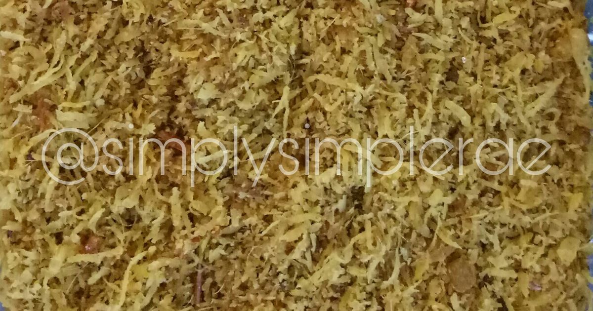 Resep Serondeng Nyior Udang Kering A.K.A Abon Kelapa Ebi oleh ...