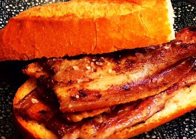 Bocata de panceta 😱😱😱 Receta de Cocina con Barbara- Cookpad