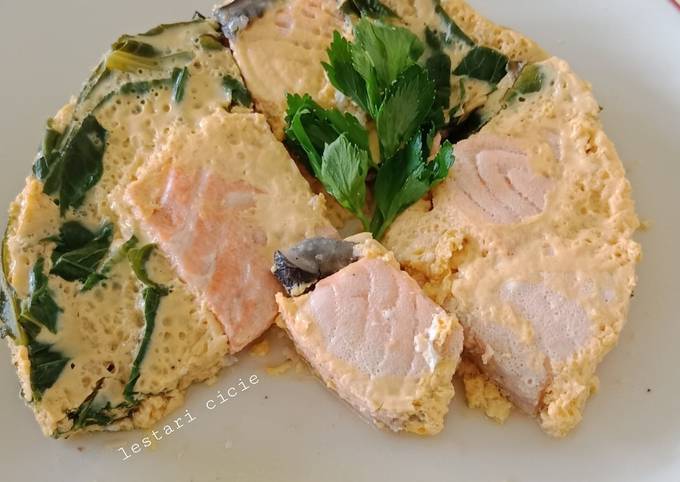 Resep Tim Salmon telur oleh Cicie Kitchen - Cookpad