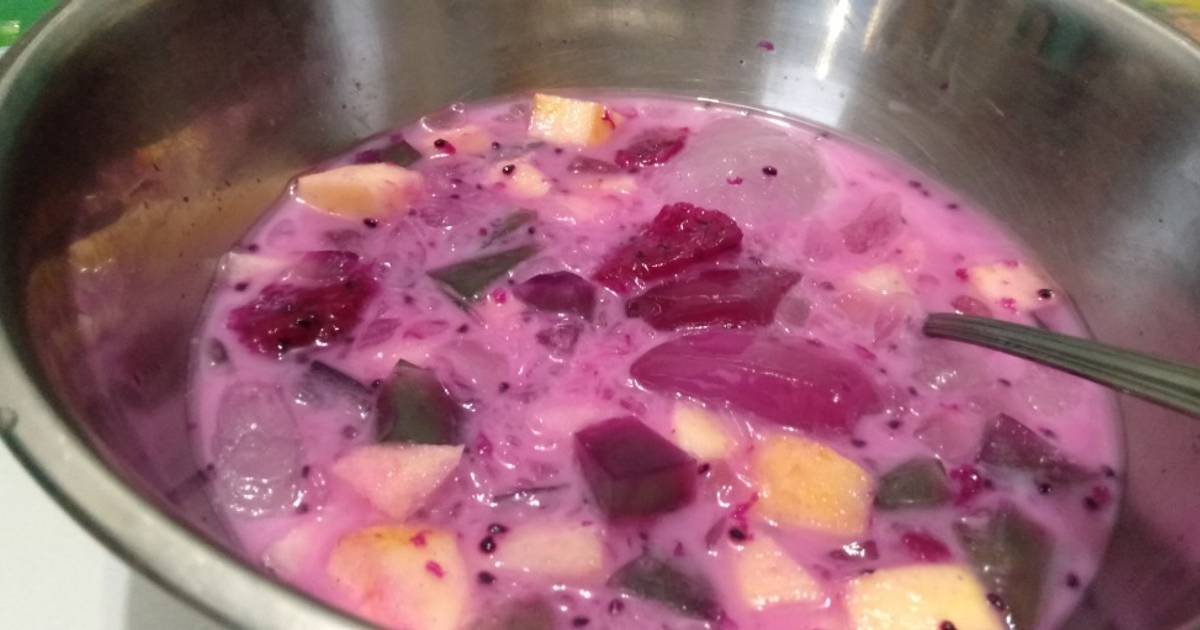 19 resep es buah sirup marjan hijau pakai susu enak dan mudah - Cookpad