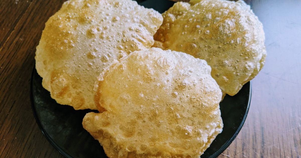 பூரி இவருடைய ரெசிபி vasanthra- குக்பேட்