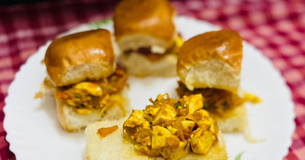 Anda Bhaji pav / Egg Bhaji pav Recipe by Travel with Hena - Cookpad