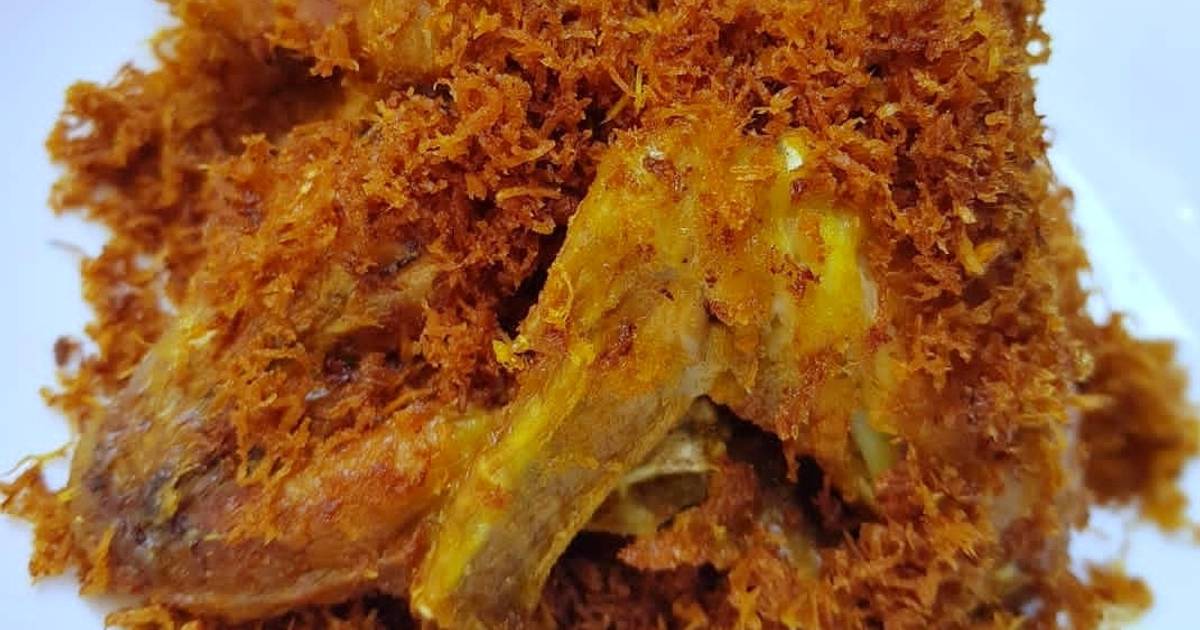Resep Ayam goreng serundeng minimalis oleh sucifazrie - Cookpad