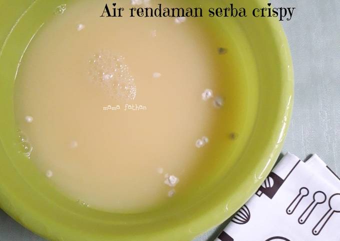 Resep Air rendaman serba crispy oleh Mama fathan - Cookpad