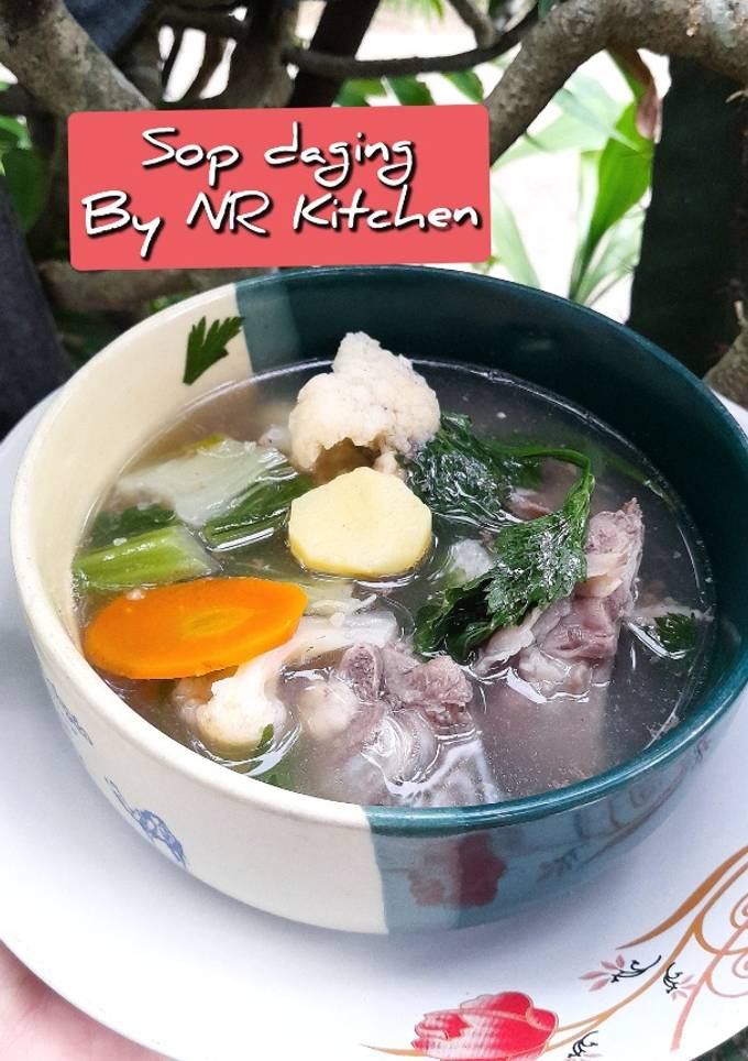 Resep Sop daging ala anak kos oleh nurul - Cookpad