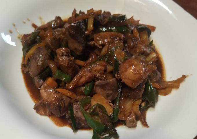 Resep Ati ampela kecap cabe ijo oleh tommy wiriadi putra - Cookpad