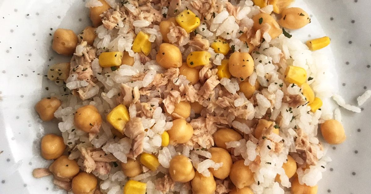 Arroz Con Garbanzos Y Atún 🍚 Receta de 🍽 La Cocina de Lily 🍽- Cookpad