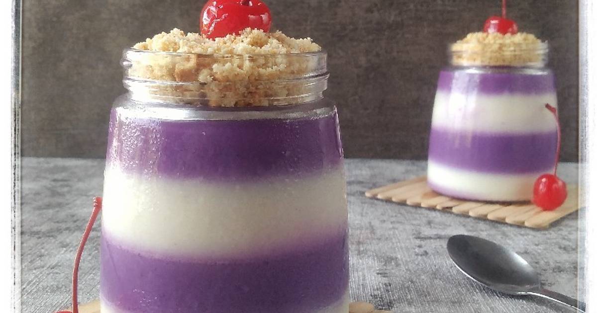Resep Puding Taro susu oleh Imas Halwati - Cookpad