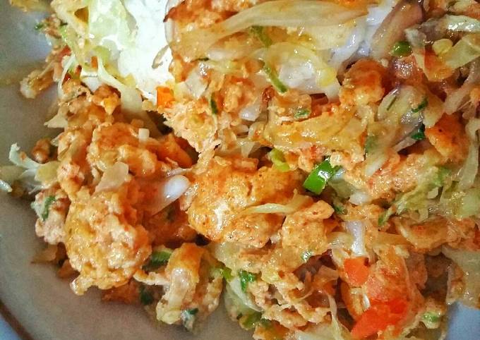 Resep Cabbagy Scramble Egg oleh Mashi 'Rumoh Resep' (26) - Cookpad