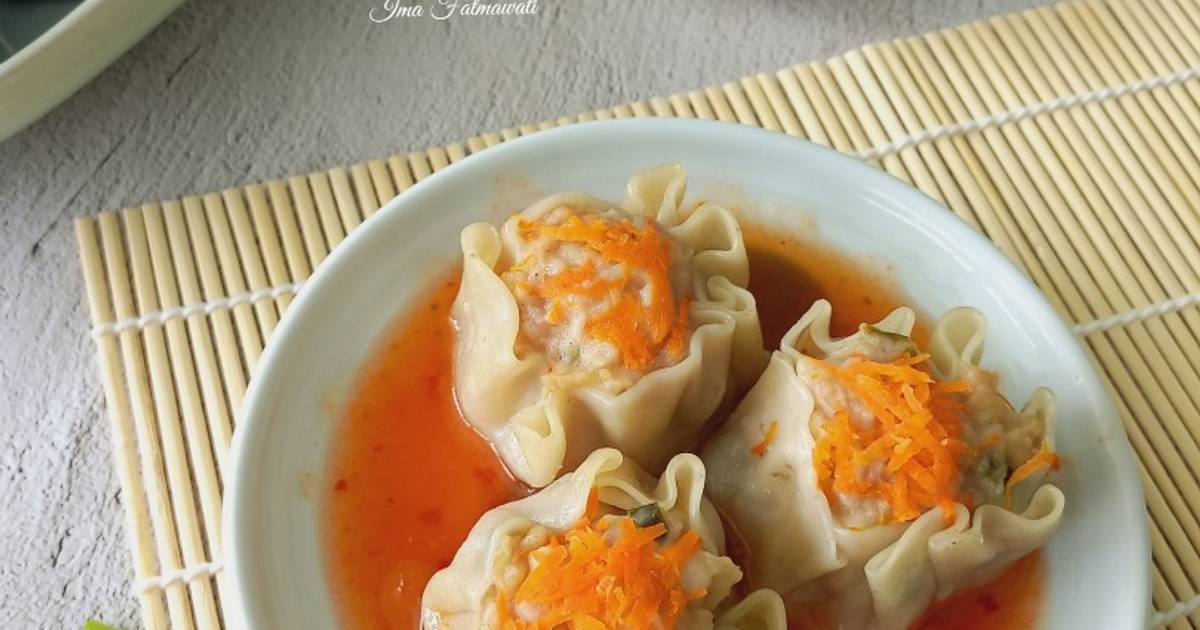 Resep Dimsum ayam udang dan jamur tiram oleh Ima Fatmawati - Cookpad
