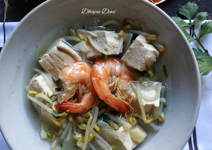 Resep Sop Tauge Tahu oleh Dhapu Dewi - Cookpad