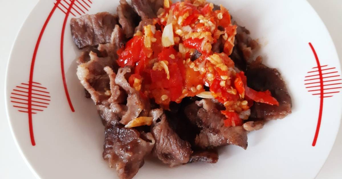 Resep Dendeng balado #484 oleh angel aje 💟 - Cookpad