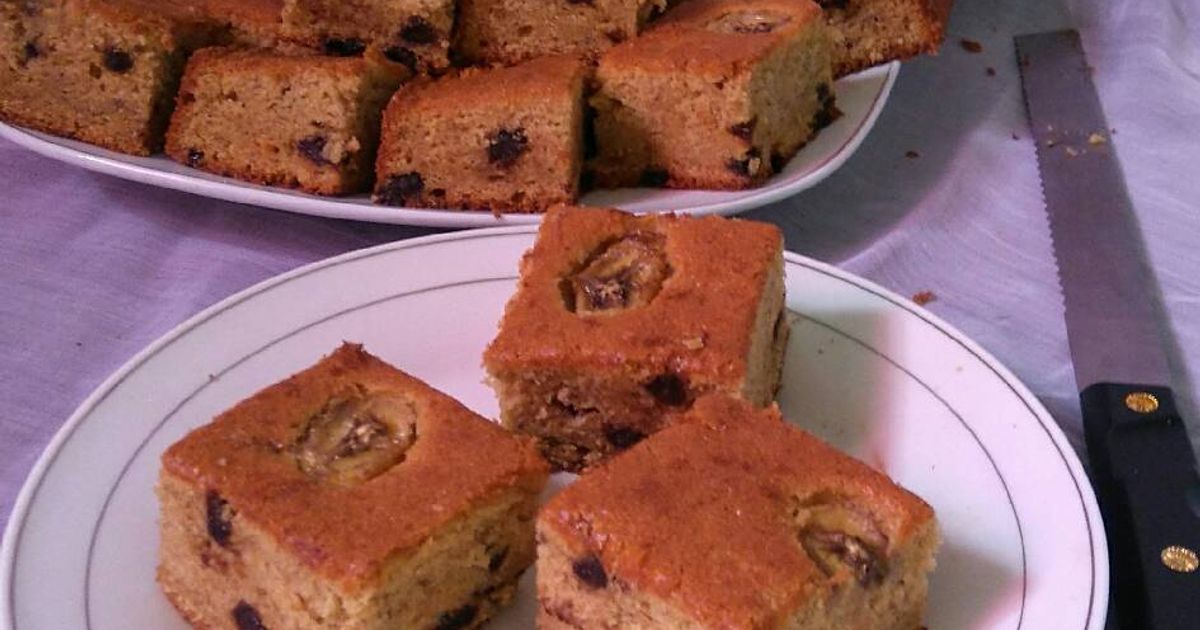 Resep Bolu Pisang Gula Palem (#Postingrame2 Bolu) oleh DapoerAy's - Cookpad